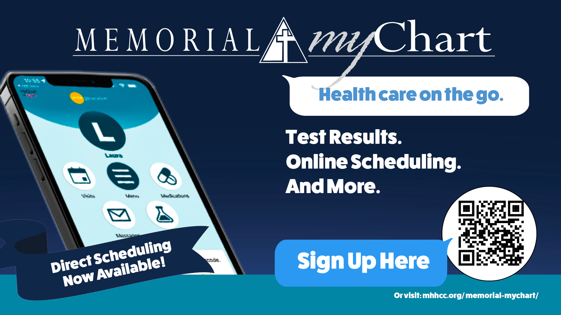 Memorial MyChart Now Offering Direct Scheduling