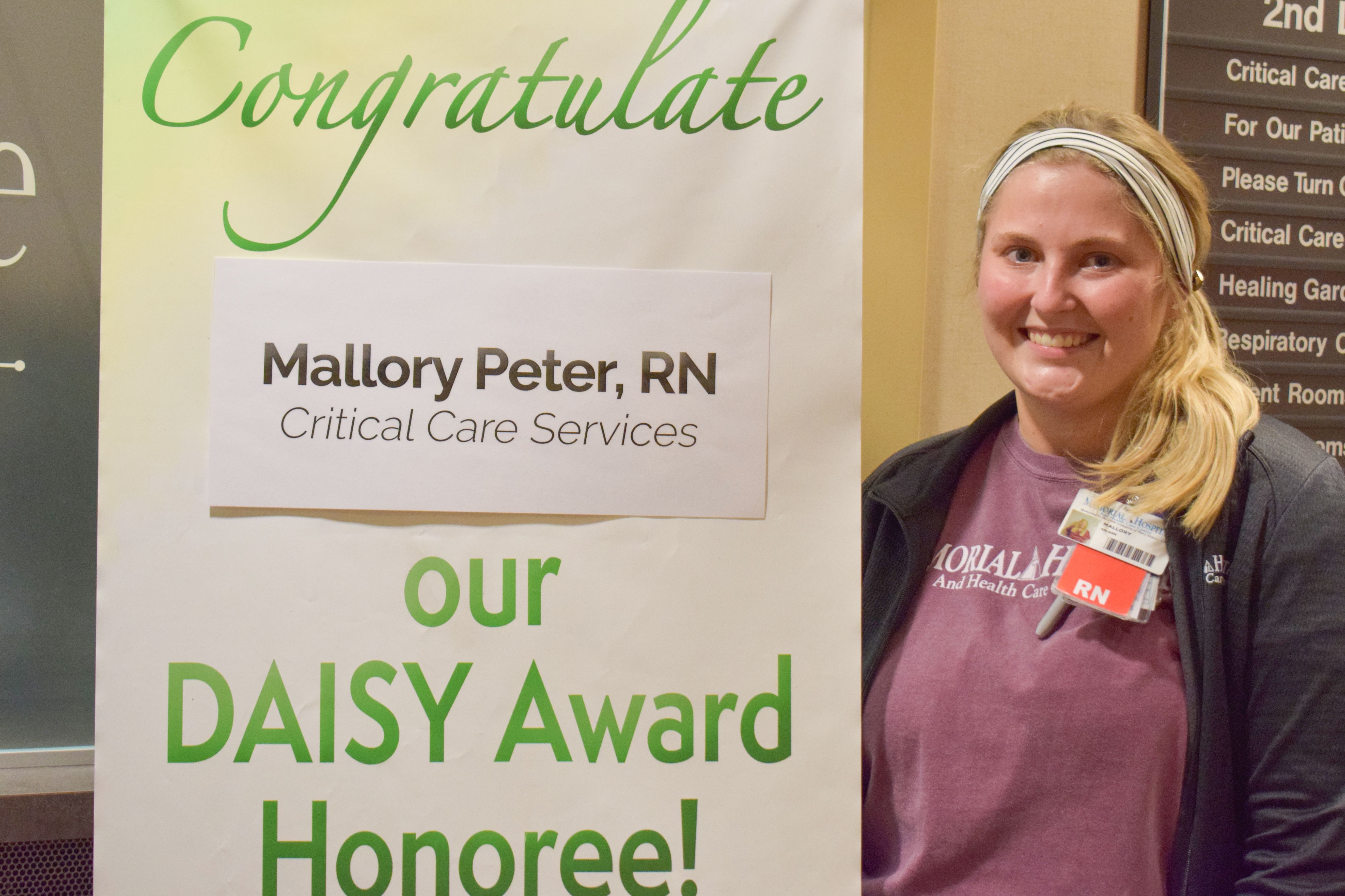 Memorial Hospital and Health Care Center Announces Mallory Peter as ...