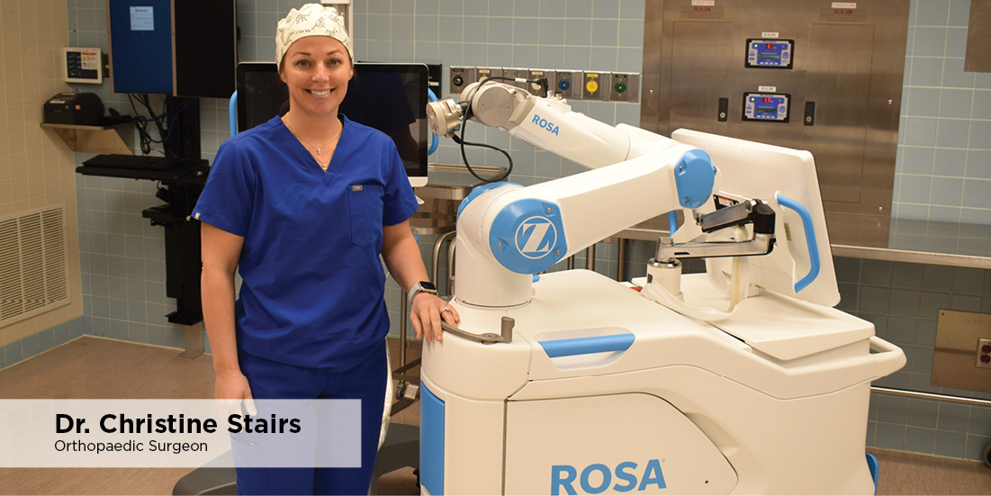Dr. Christine Stairs Highlights Potential Benefits of ROSA® Knee System ...